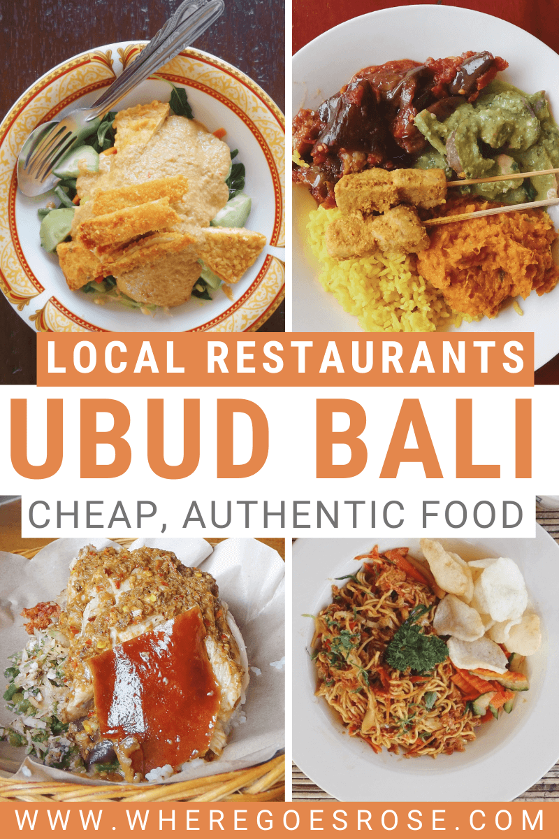 10 Ubud Warungs For Authentic, Cheap Food in Ubud